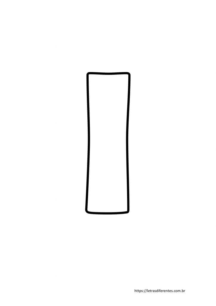 Letra I Para Imprimir Letras Para Imprimir Moldes De Letras | My XXX ...